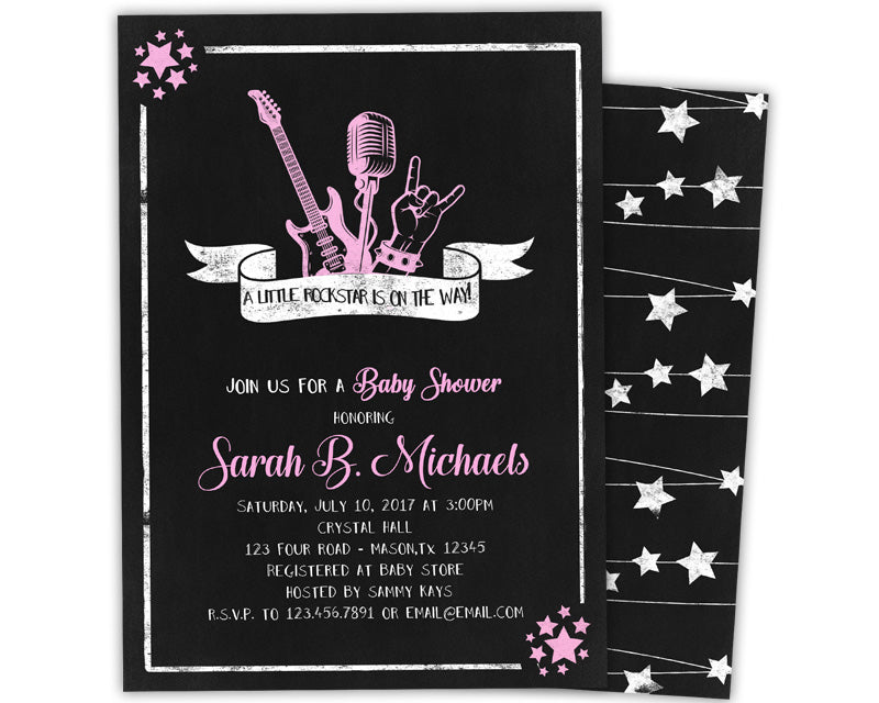 Musical Baby Shower Invitations Templates