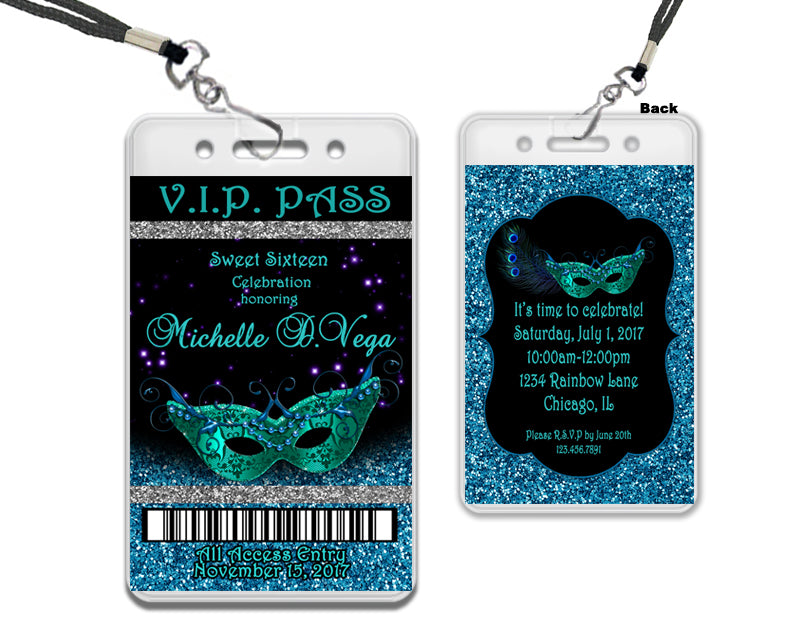 Masquerade Invitations Vip